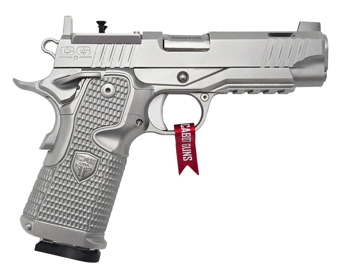 Cabot Guns Insurrection 9mm Pistol – Matte Stainless 4.25"