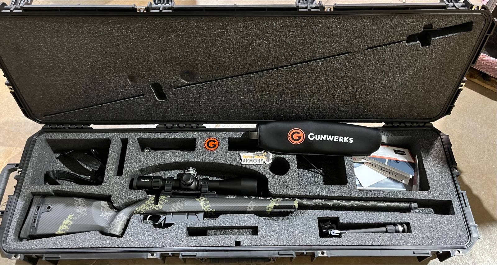 Gunwerks Magnus, 6.5 PRC, 22" Barrel, Kahles K318i MOAK Scope, Rifle ...