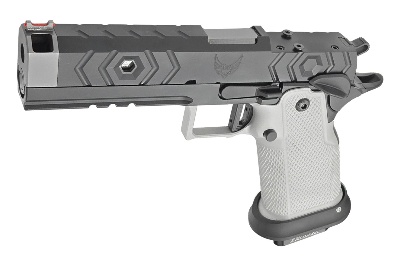 Phoenix Trinity H-TAC 9mm 2-19+1rd Mags 4.7" Compensated Barrel DLC & Anodized Doublestack 1911 ...