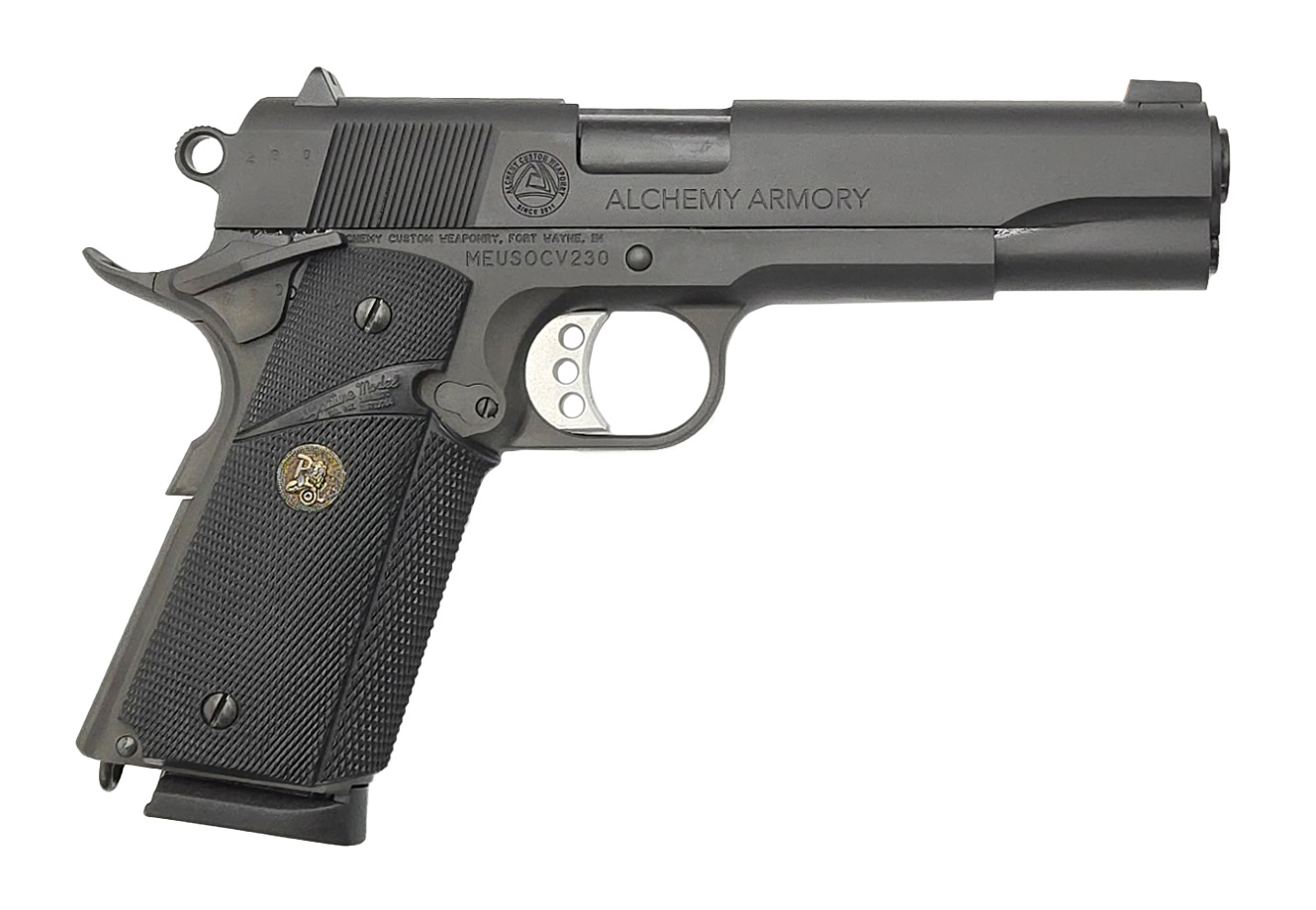 Alchemy MEUSOC V2 .45 ACP 1911, 5" Barrel, 2 Mags, Custom Fit