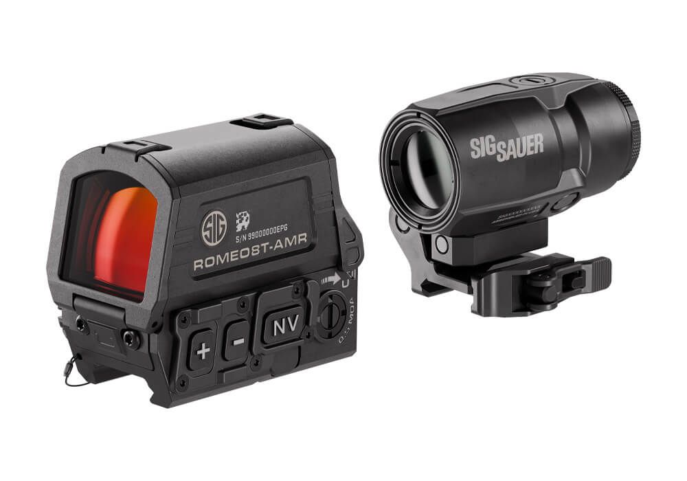 SIG ROMEO8T-AMR / JULIET3T-AMR Combo Kit – Red Dot & 3X Magnifier ...