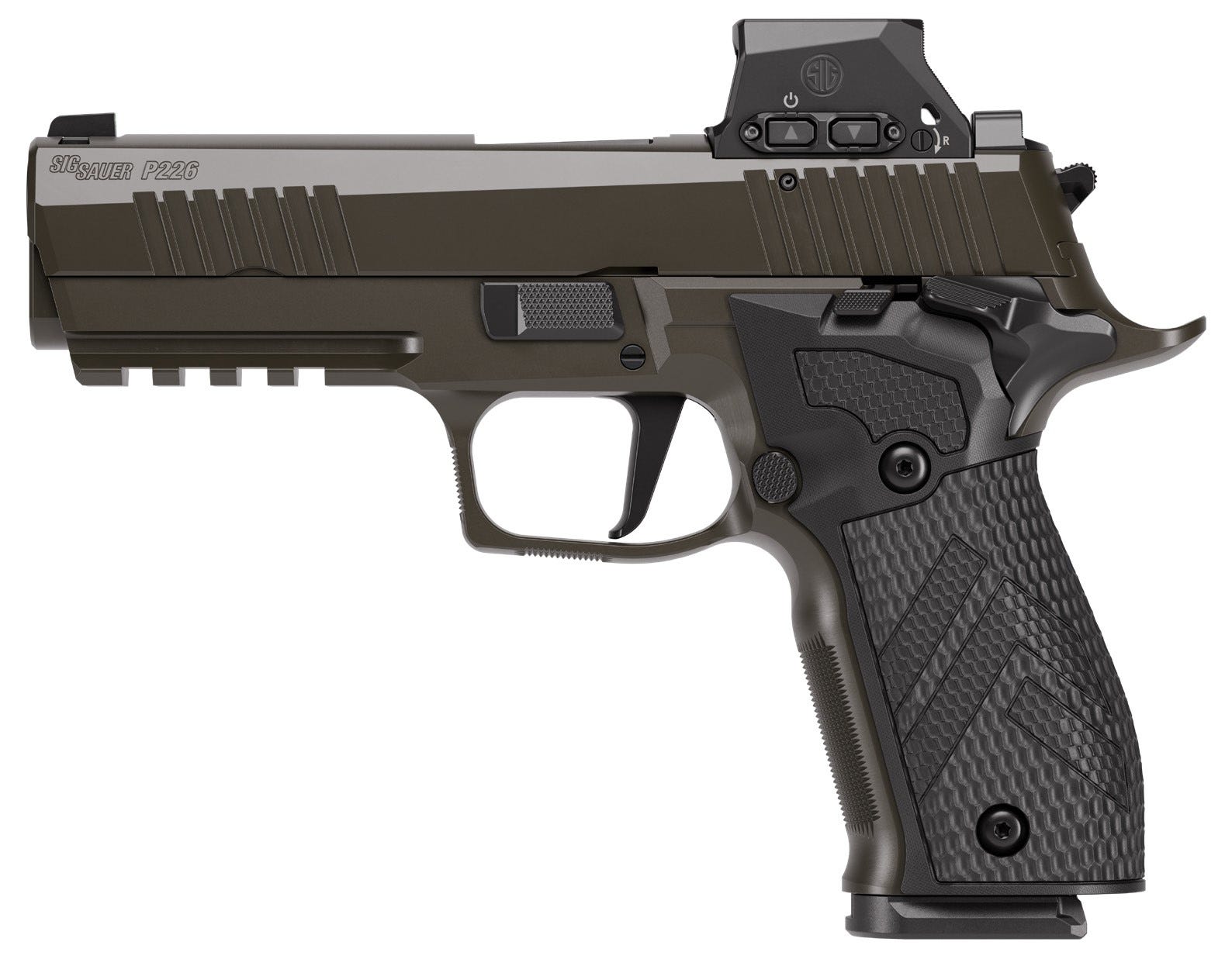 SIG P226X Full-Size Legion SAO RXSL 9mm w/ ROMEOX PRO – (3) 18rd ...