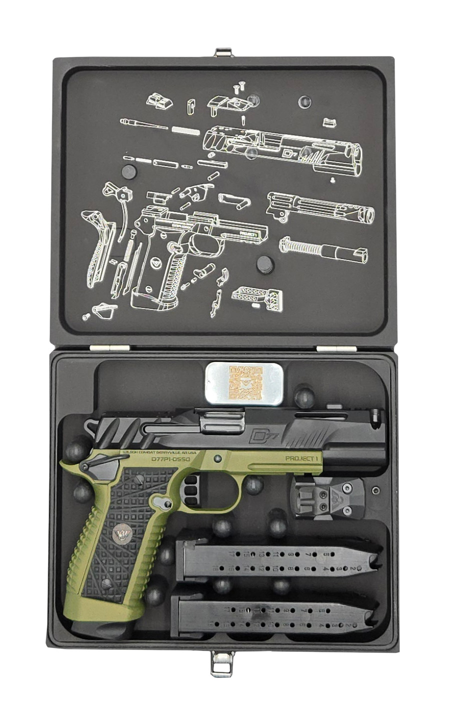 Wilson Combat Division 77 Project 1 Color 2, 9mm, 5" Comp'd Barrel ...