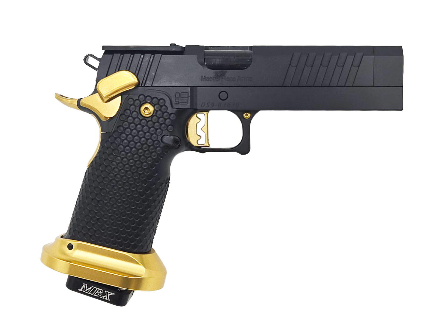 MPA DS9 LOC-V2 Pistol – 9mm, 5" Sight Block Barrel