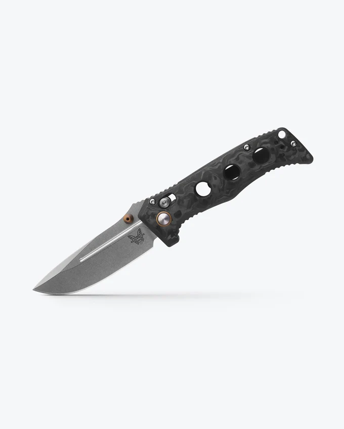 Benchmade Mini Adamas CF, CruWear, Drop Point Folder