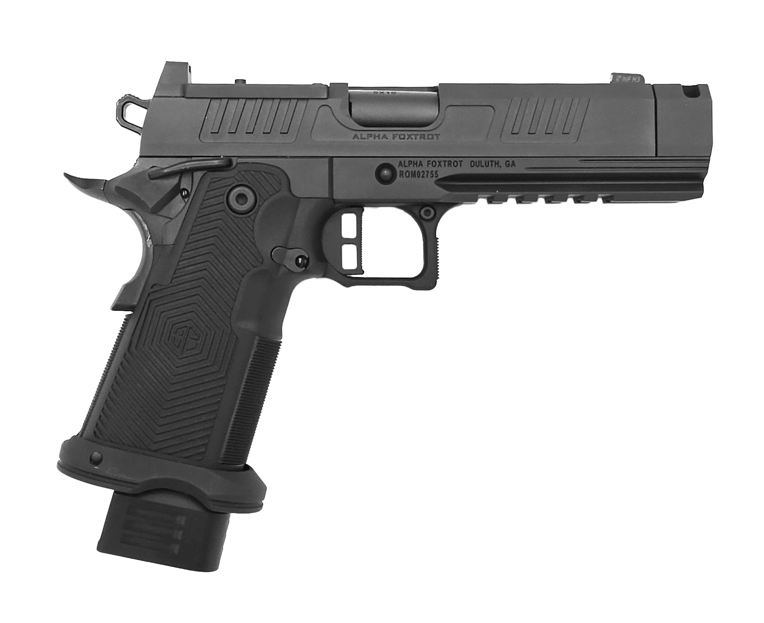 Alpha Foxtrot AF1911-Romulus 9mm 4.25" Compensated MOS RMSC Ready w ...