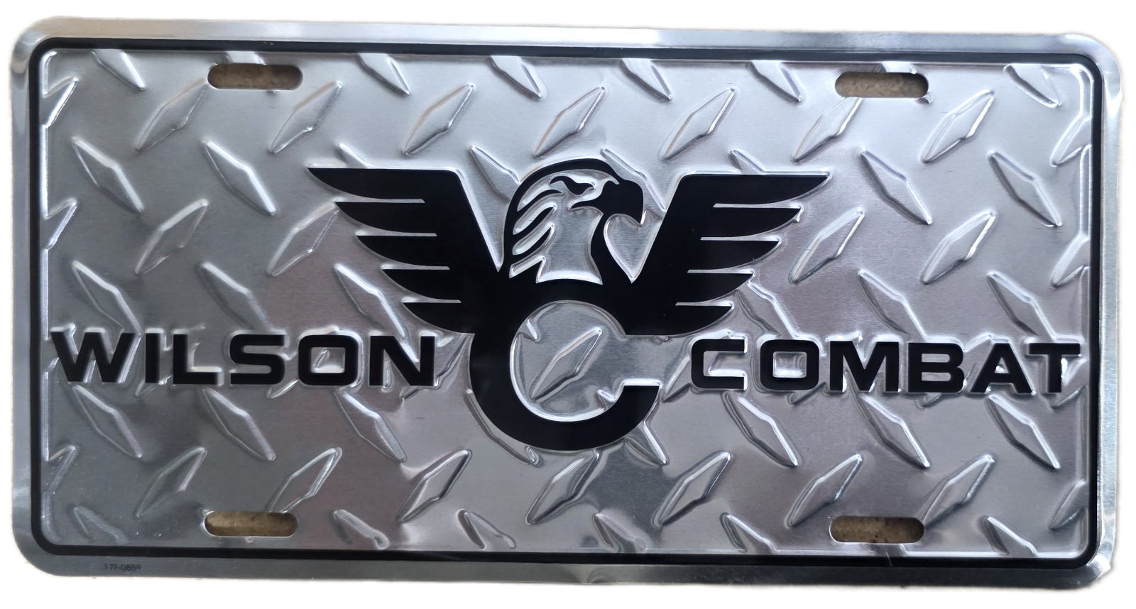 Wilson Combat Diamond Plate License Plate | BattleHawk Armory