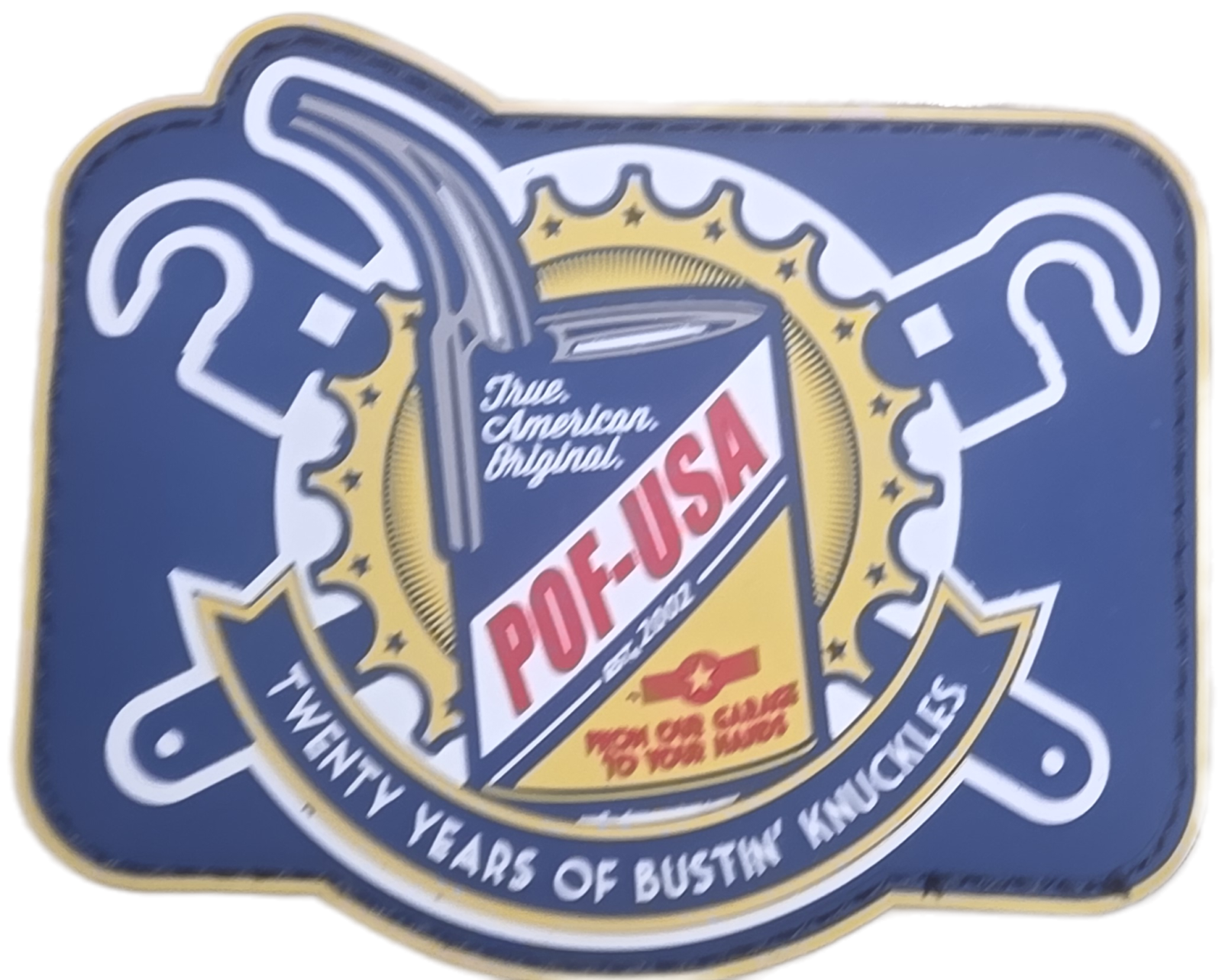Patriot Ordnance Factory Oil Can Morale Patch | BattleHawk Armory