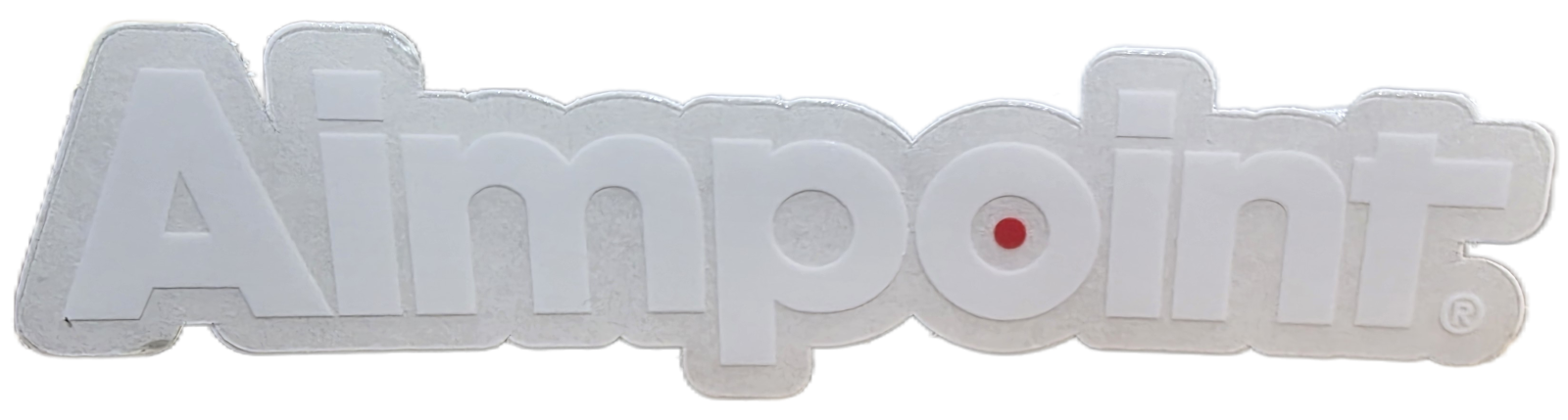 Aimpoint Sticker, White Lettering | BattleHawk Armory