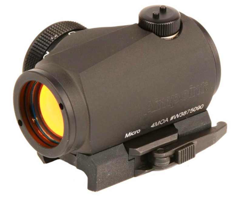 Aimpoint Micro T-1 4 MOA NV Compatible Red Dot Black with mount ...