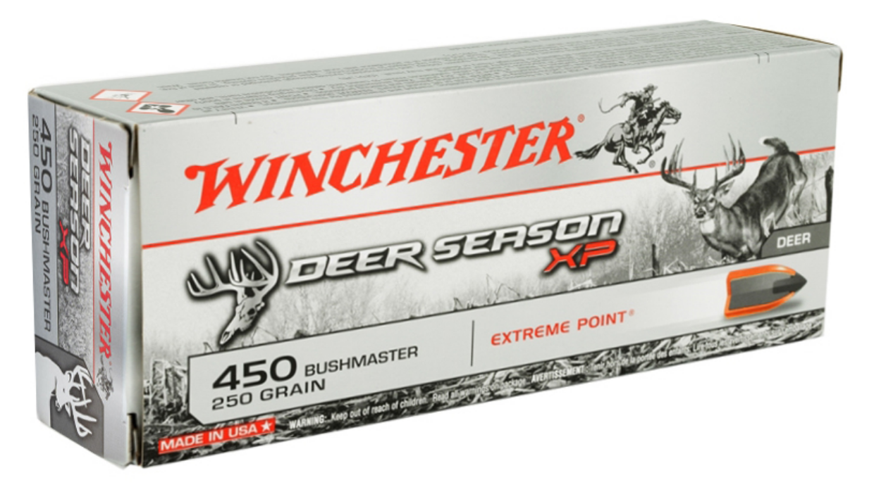 Winchester Ammo Deer Season XP 450 Bushmaster 250 Gr Extreme Point 20 ...