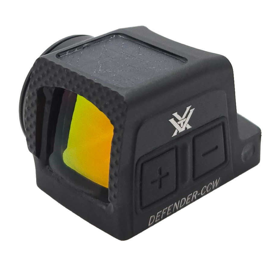 Vortex Defender CCW Red Dot Sight – 3 MOA Dot/32 MOA Circle, Solar Charging