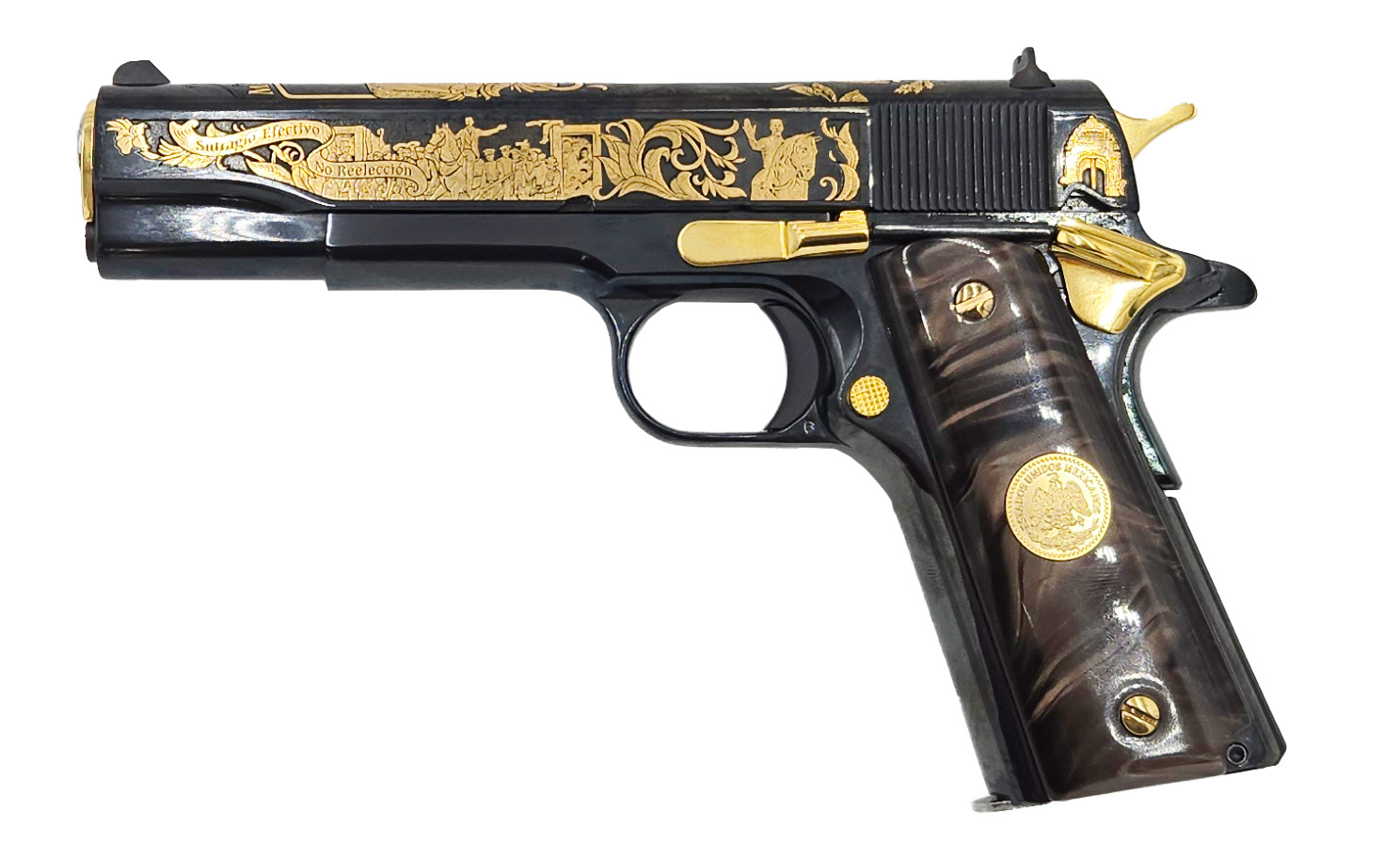 Colt SK Customs Government Model 1911 "Presidente Madero" | .38 Super ...