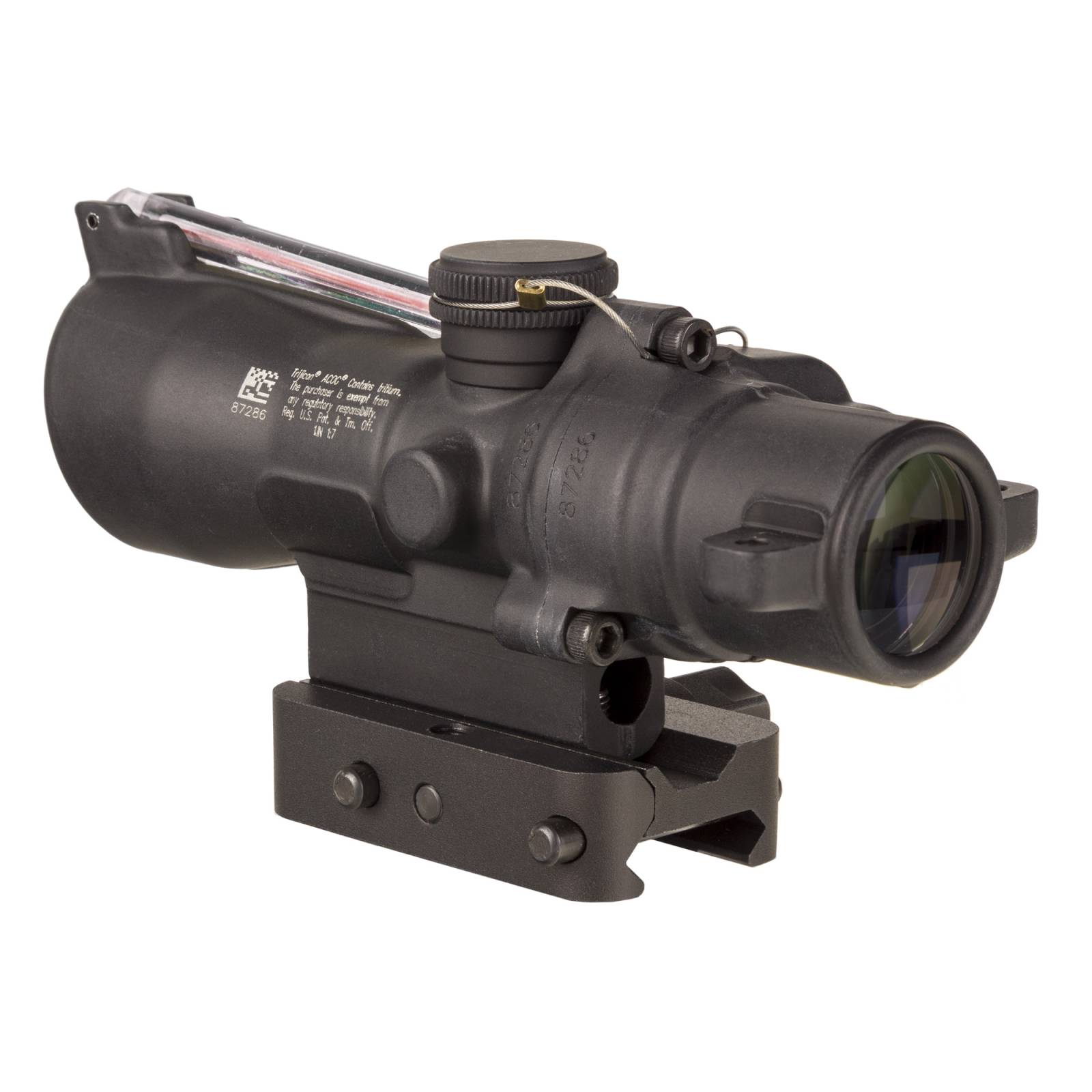 Trijicon ACOG 3x24 Scope Red Horseshoe Dot with Q-LOC Mount