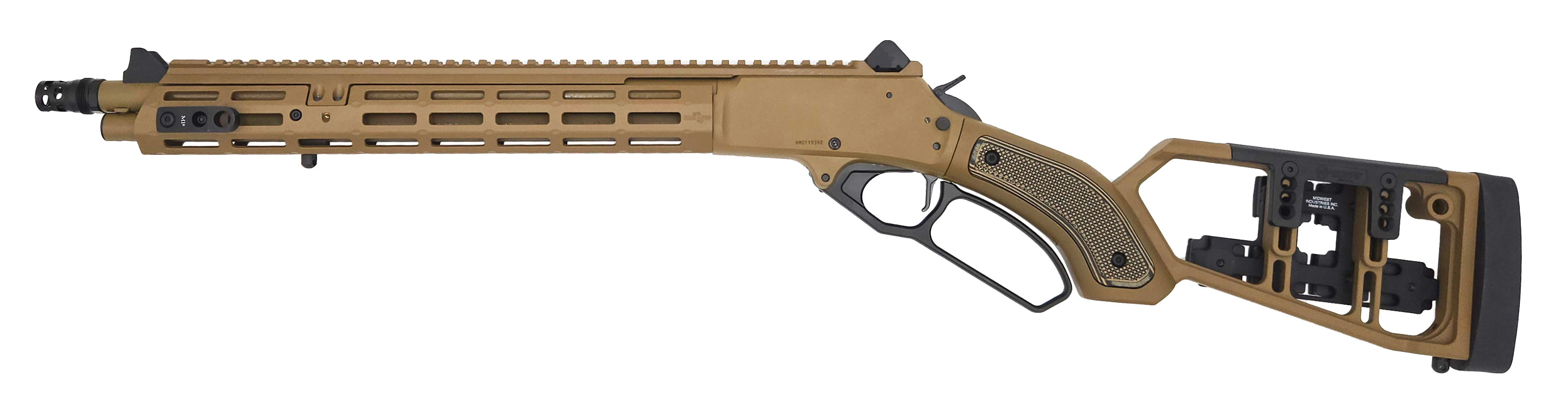 MadPig Customs .45-70 Govt Lever Action Rifle – 16.5" Barrel, 5rd, FDE ...