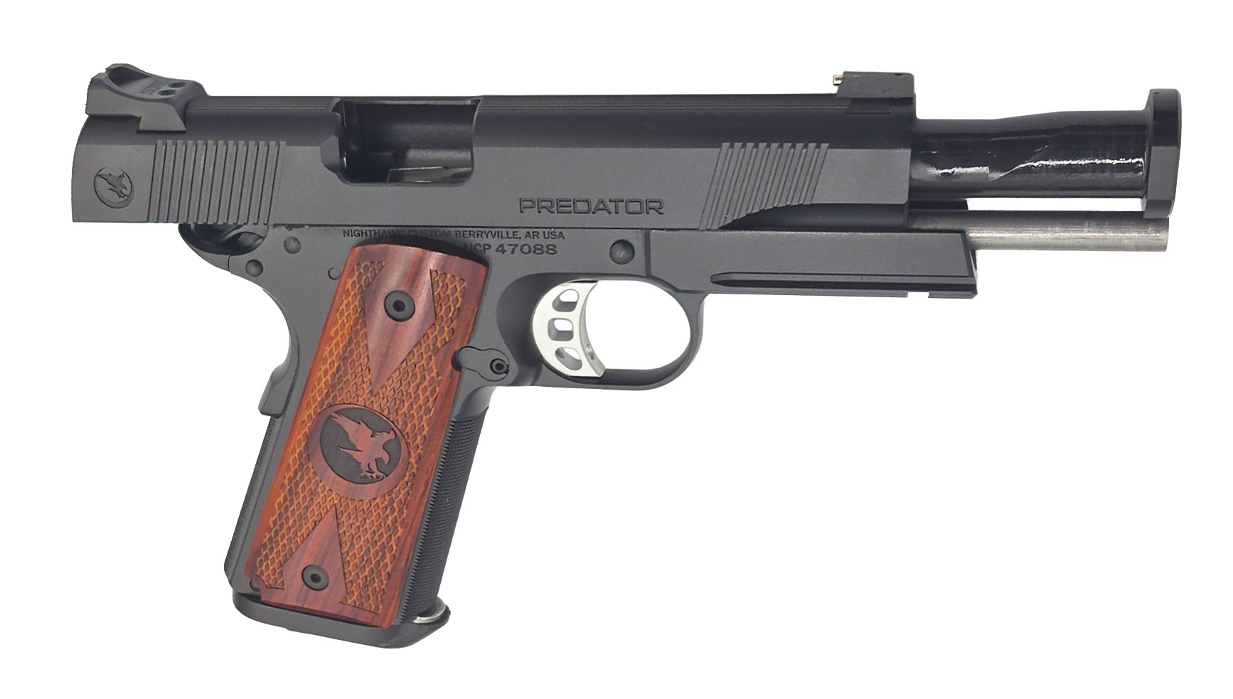 Nighthawk Predator Government 10mm — 5" Match Barrel, 2×9rd