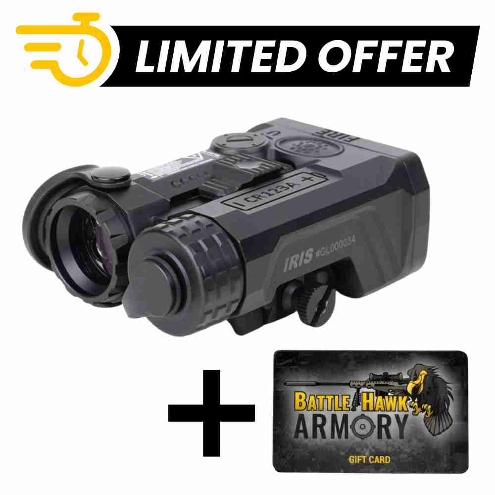 Holosun IRIS GR3 Visible Green IR Laser Illuminator +$50 BattleHawk ...