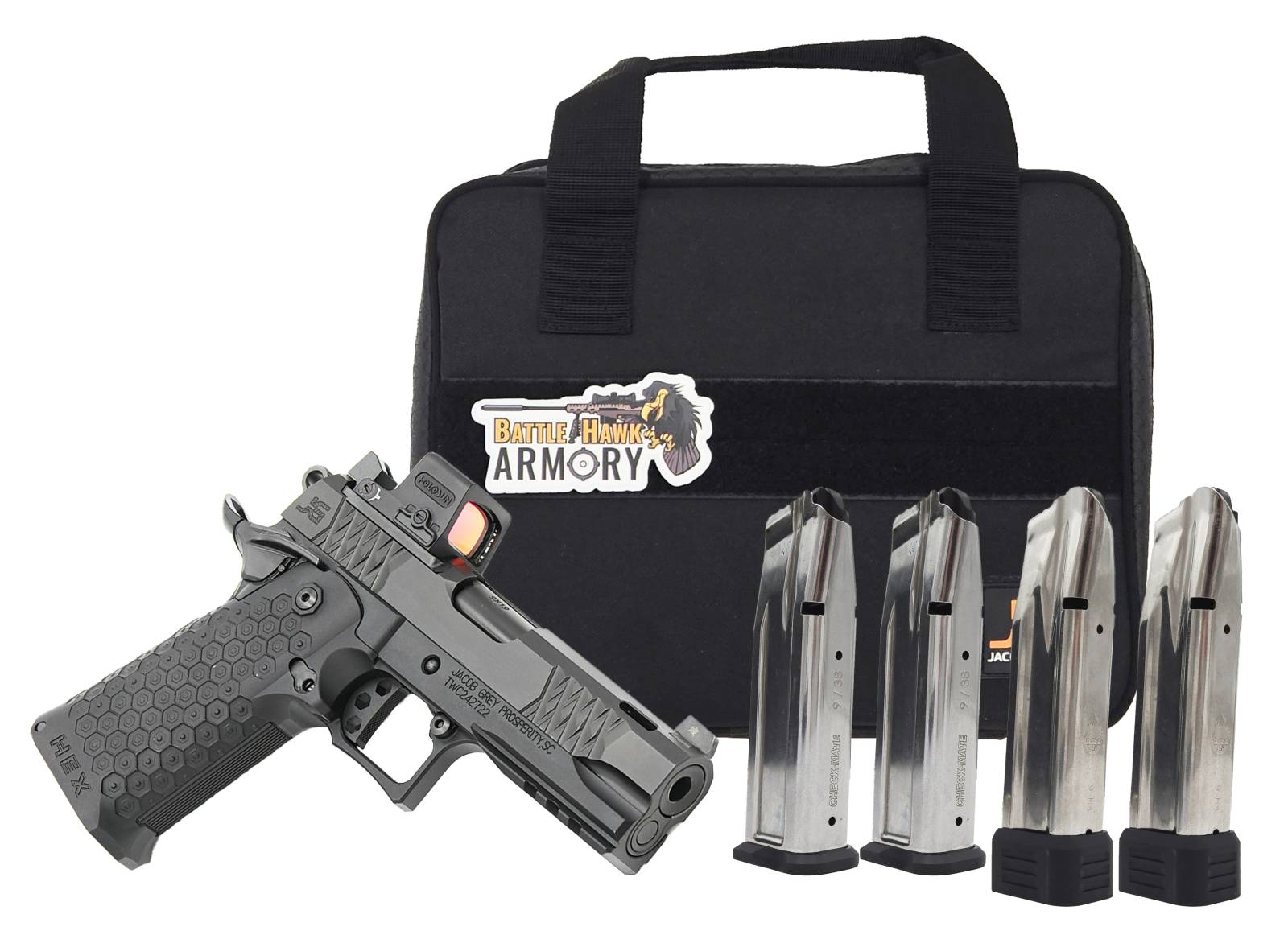 Jacob Grey TWC Hex Tactical Bundle — 9mm Optics-Ready + Holosun EPS ...