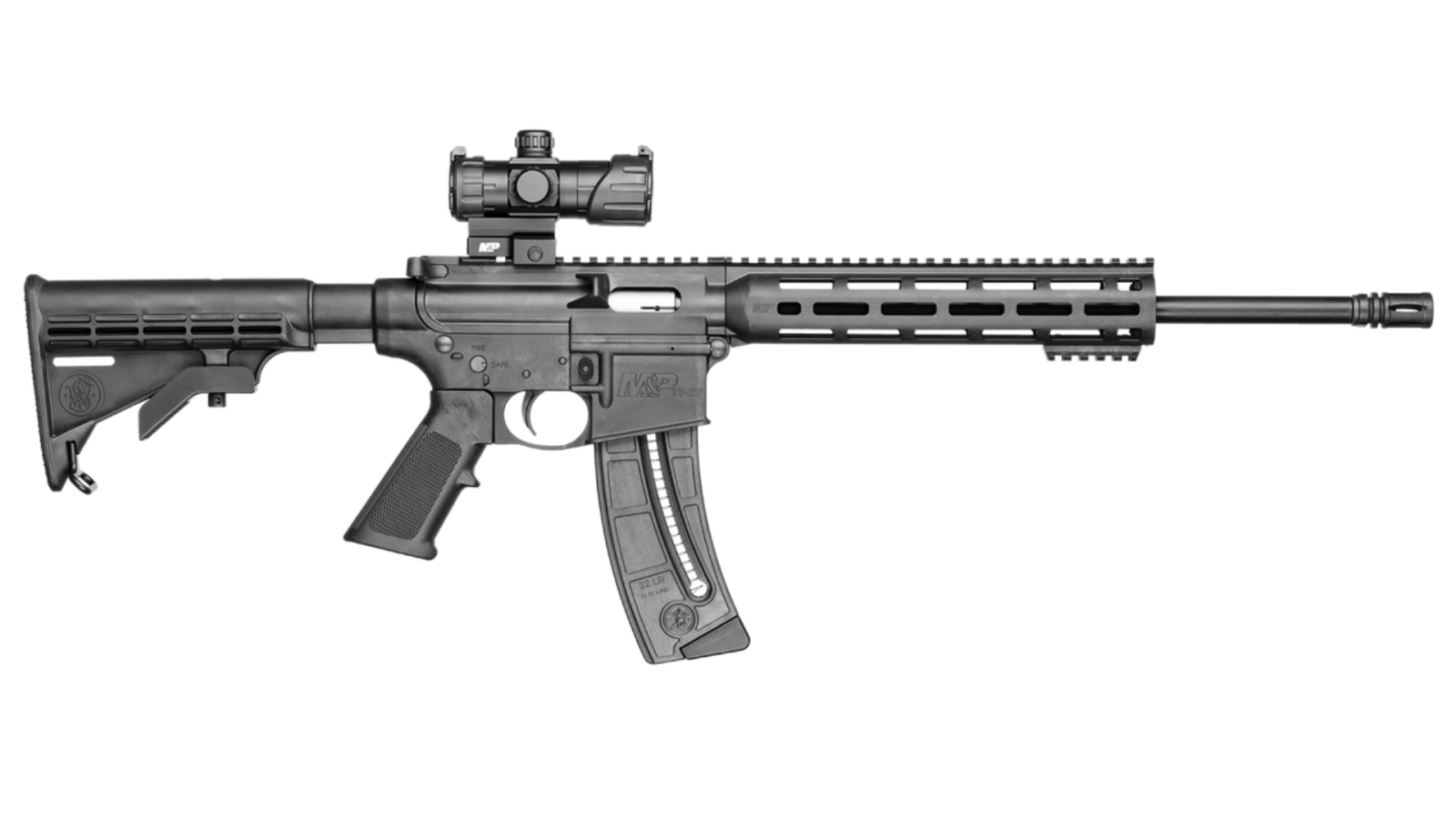 Smith & Wesson M&P15-22 Rifle w/ 1- 25rd Magazine and Optic