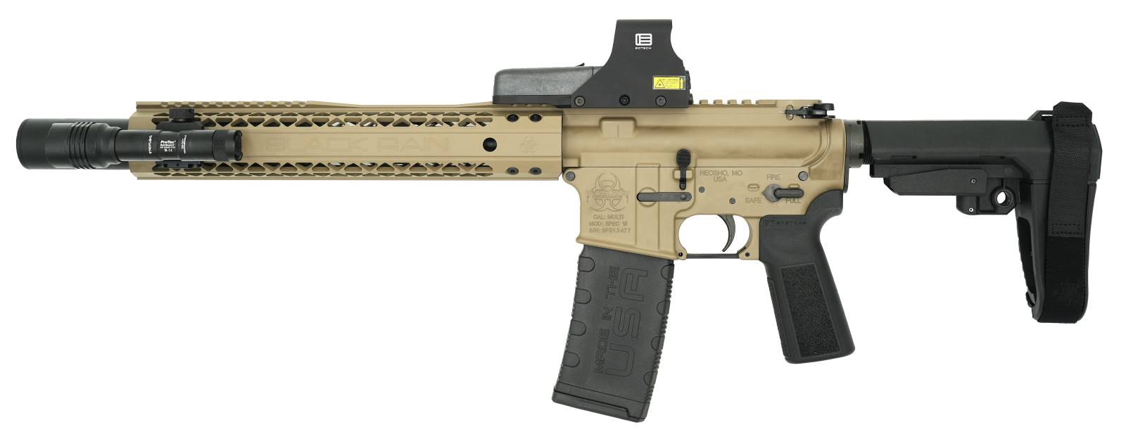 Black Rain Spec-15 300 Blackout 30rd 7.5" Barrel Integrated M30A ...
