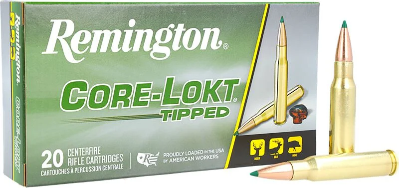 Remington 29041 Core-Lokt Tipped .308 WIN 180 Gr Core Lokt Tipped 20 rd ...