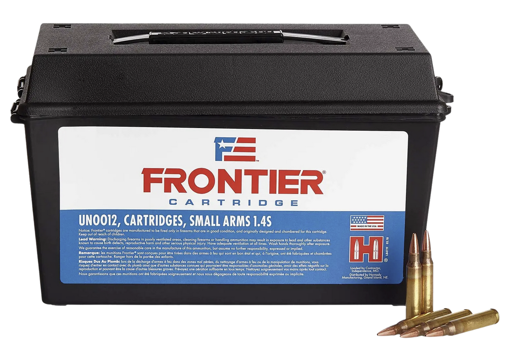Hornady Frontier 223 Remington Ammunition 55 Grain Full Metal Jacket ...