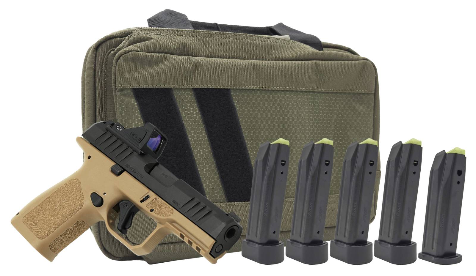 Rost Martin RM1C Compact 9mm O.R. Pistol w/ Viridian RFX11