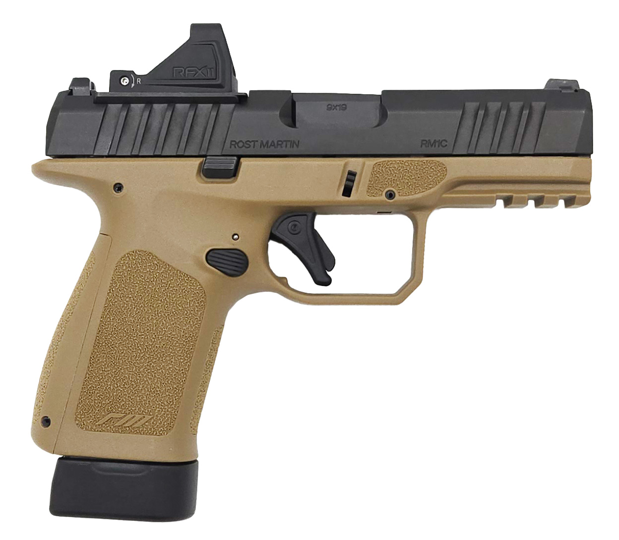 Rost Martin RM1C Compact 9mm O.R. Pistol w/ Viridian RFX11