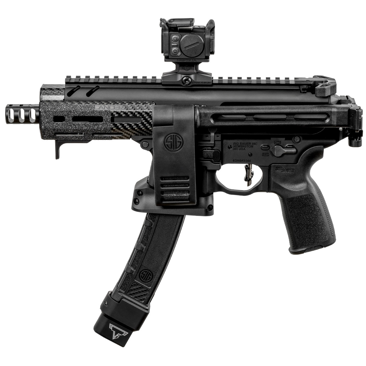 Taran Tactical Sig MPX-K 9mm Pistol with Aimpoint ACRO-C2