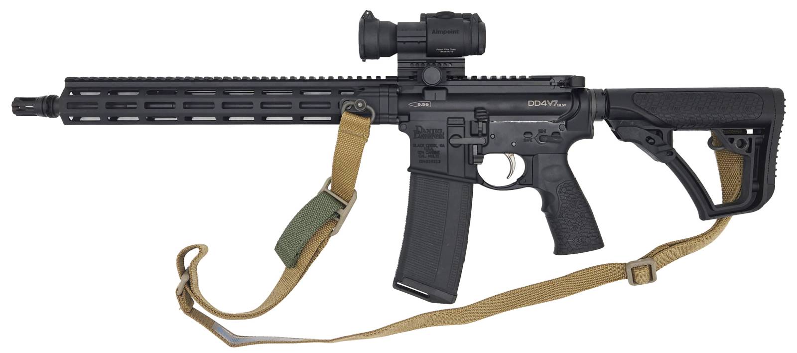 Daniel Defense DD4 V7 SLW w/ Aimpoint & Vicker's Sling