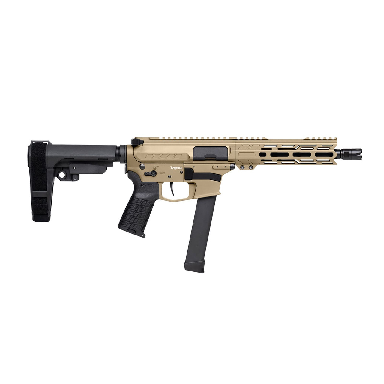 CMMG BANSHEE MkGs 9mm 5" Pistol — Coyote Tan