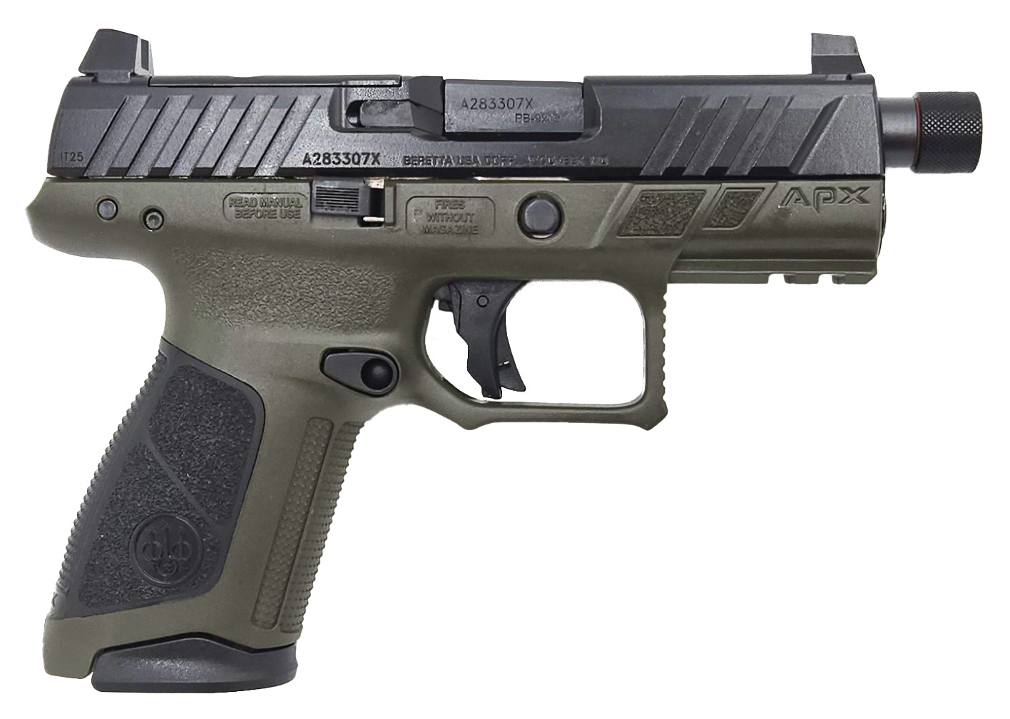 Beretta APX A1 Tactical 9mm OD Green