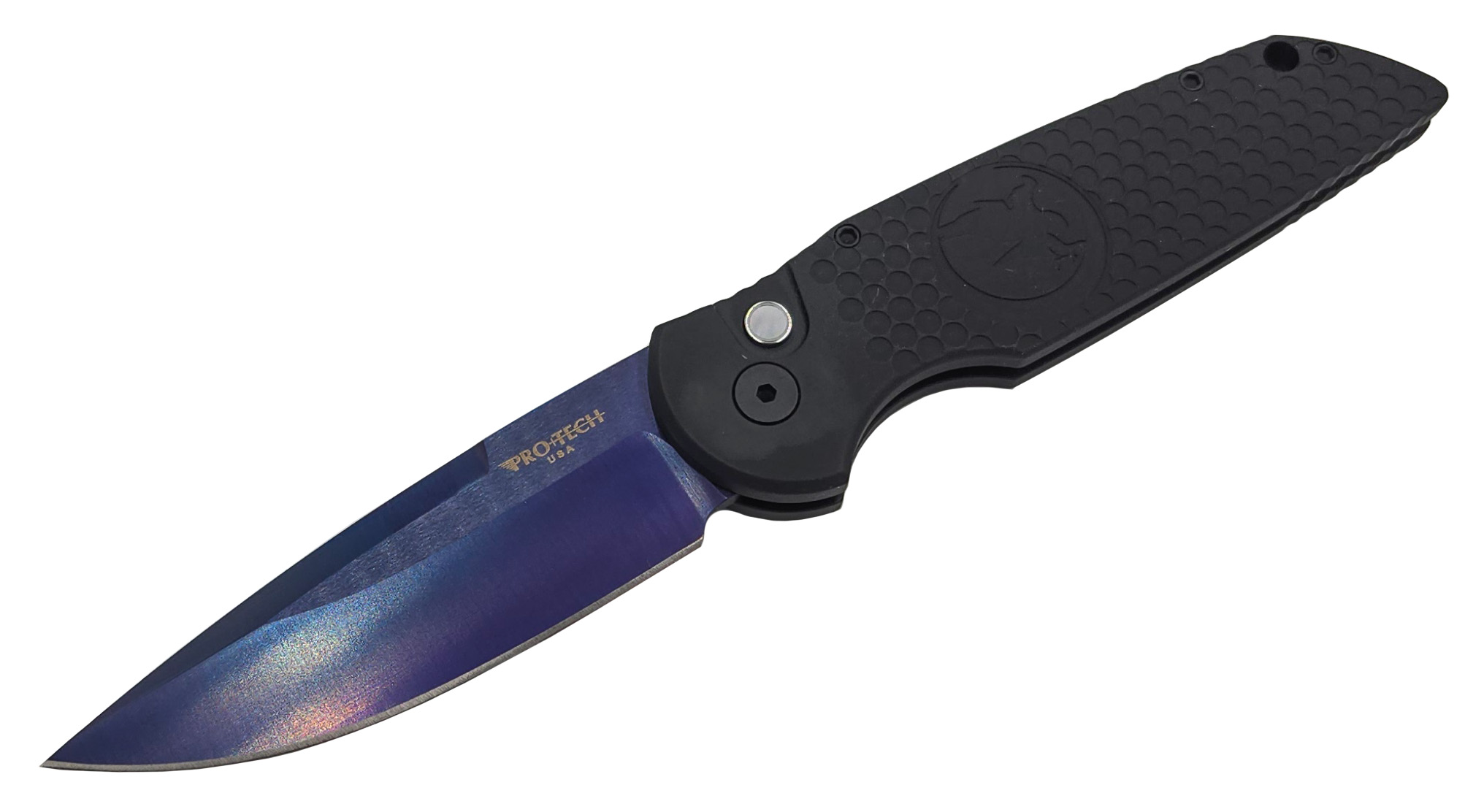 NHC ProTech TR3 Sapphire Blue Automatic Knife - Nighthawk