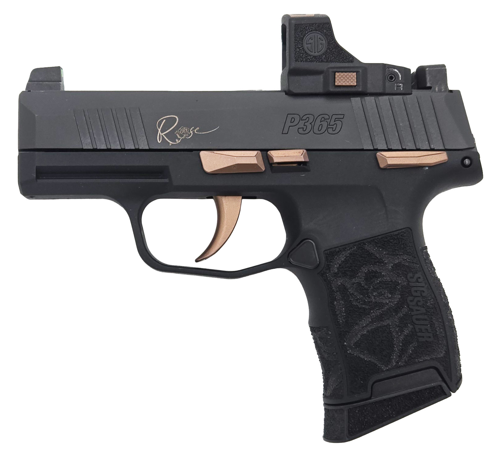 Sig Sauer P365 Rose 380 ACP 10+1rd 3.1" Barrel Romeo RS Red Dot Black ...