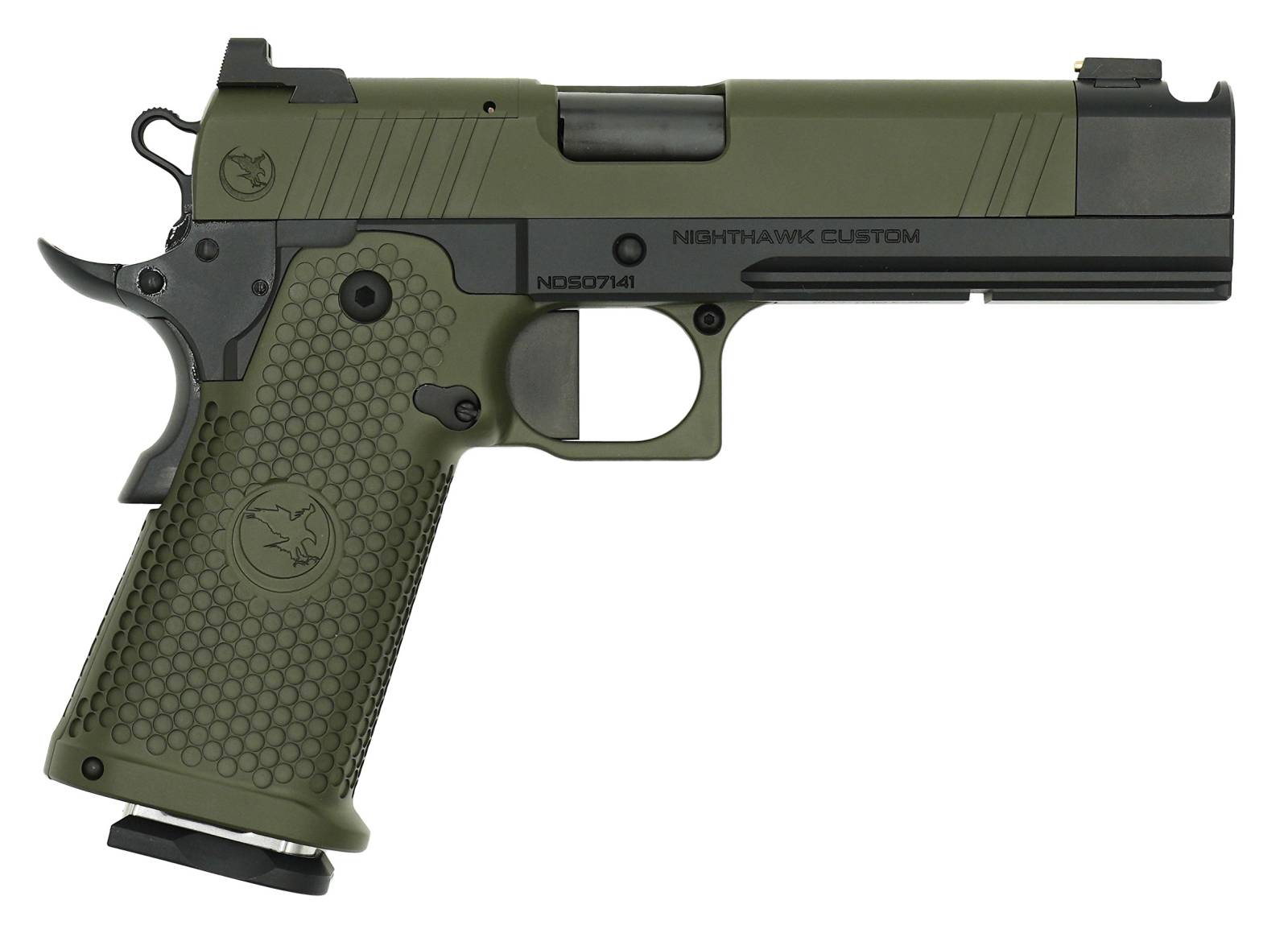 Nighthawk Custom TRS Comp 9mm OD Green 5" IOS Ready