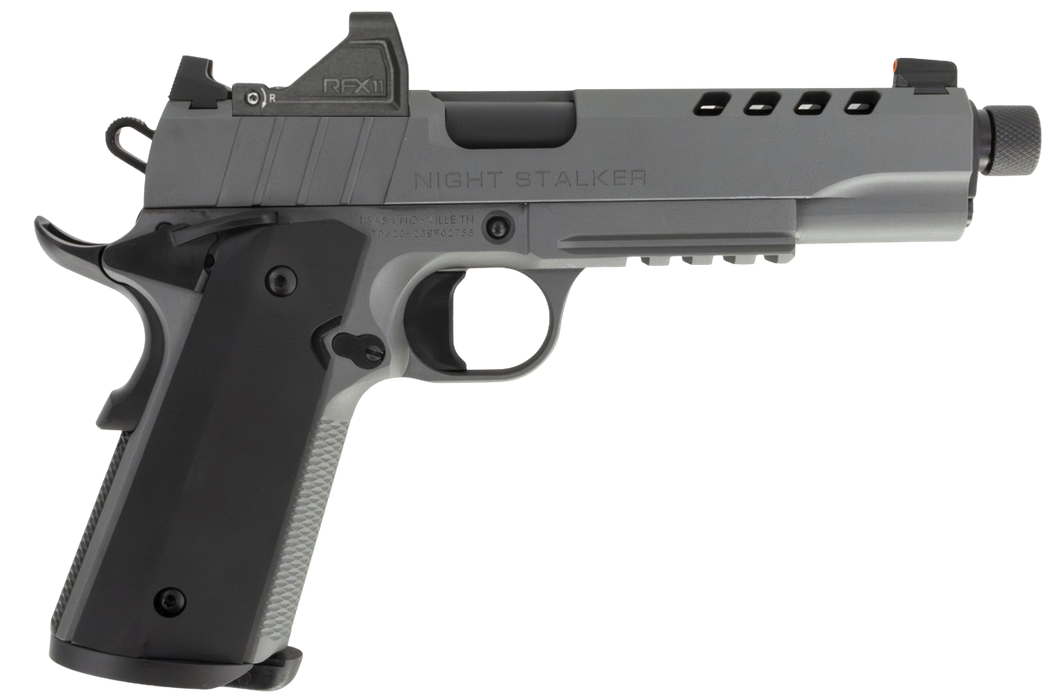 Tisas Night Stalker SF 45 ACP 8RD 5" Threaded Barrel Pistol w/ RFX11 ...