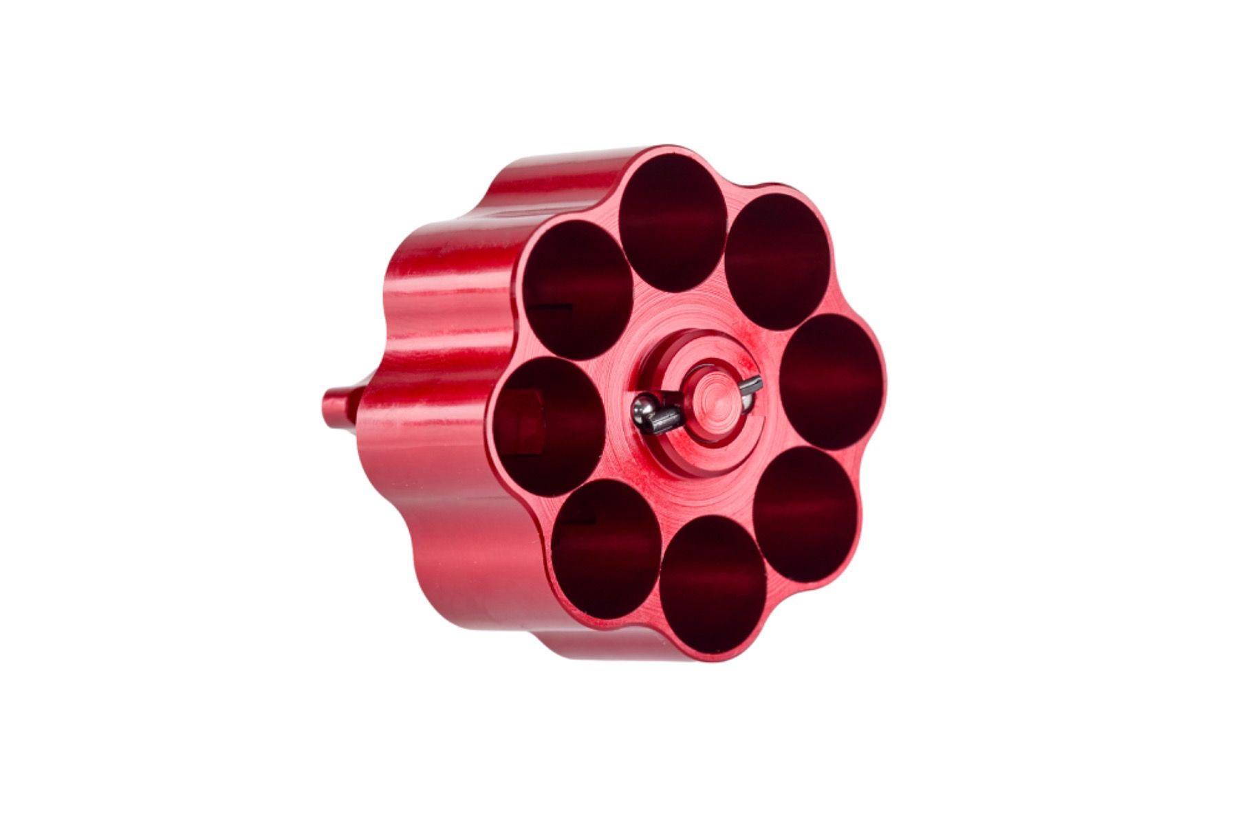 Korth .357mag 8-Shot Aluminum Speedloader, Red | BattleHawk Armory