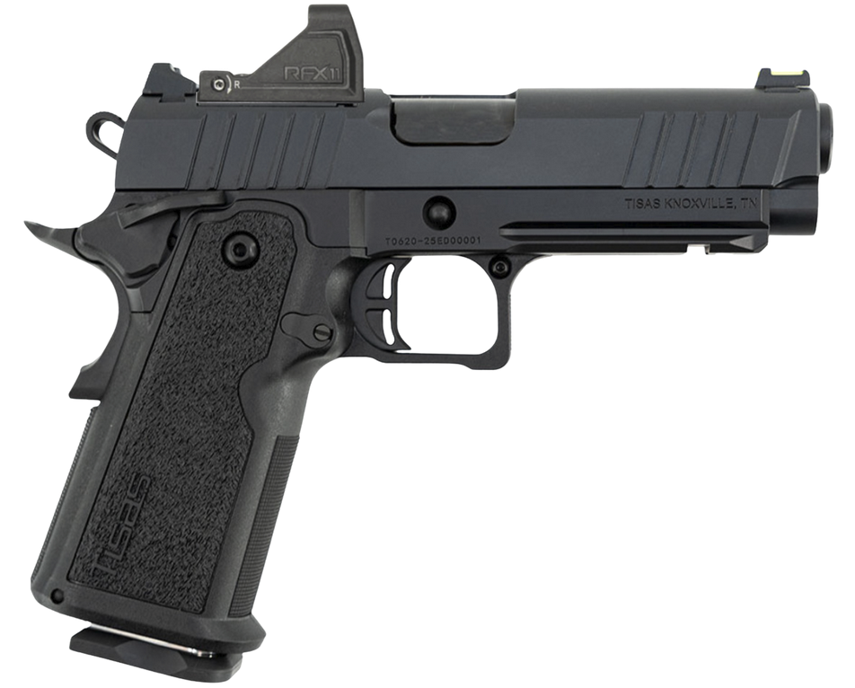 TISAS DS9 Carry 9mm 17+1 Doublestack 1911 Pistol w/ RFX11 Green Dot ...