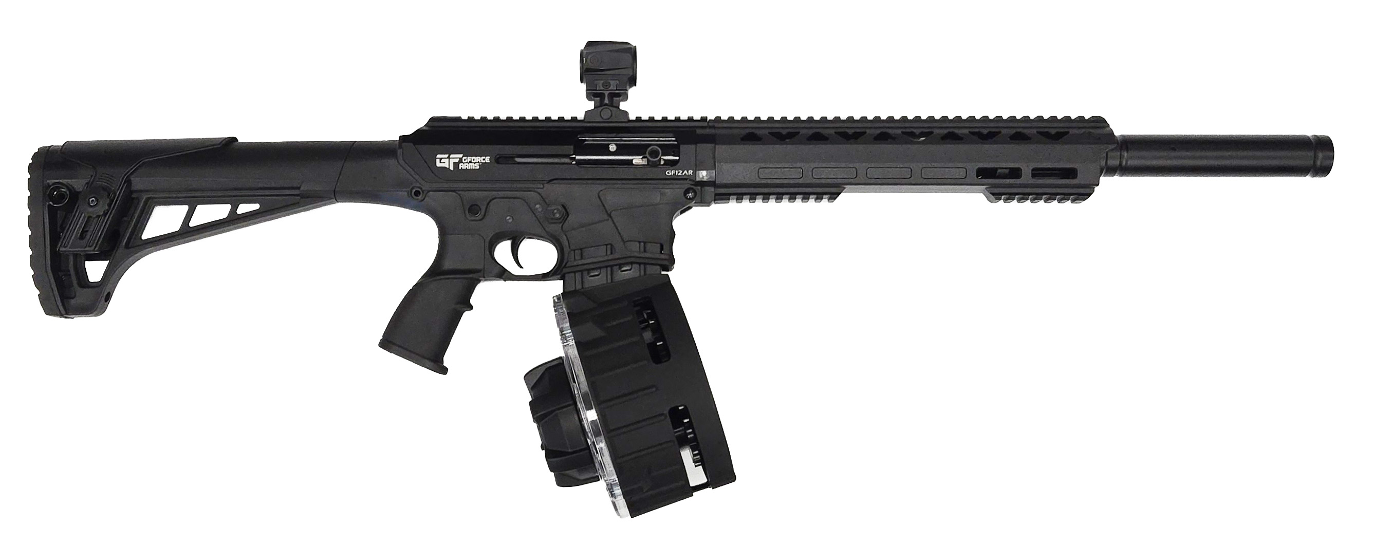 GForce Arms GF12AR 12 Gauge 5+1rd 18.5" Barrel Black Semi-Automatic ...
