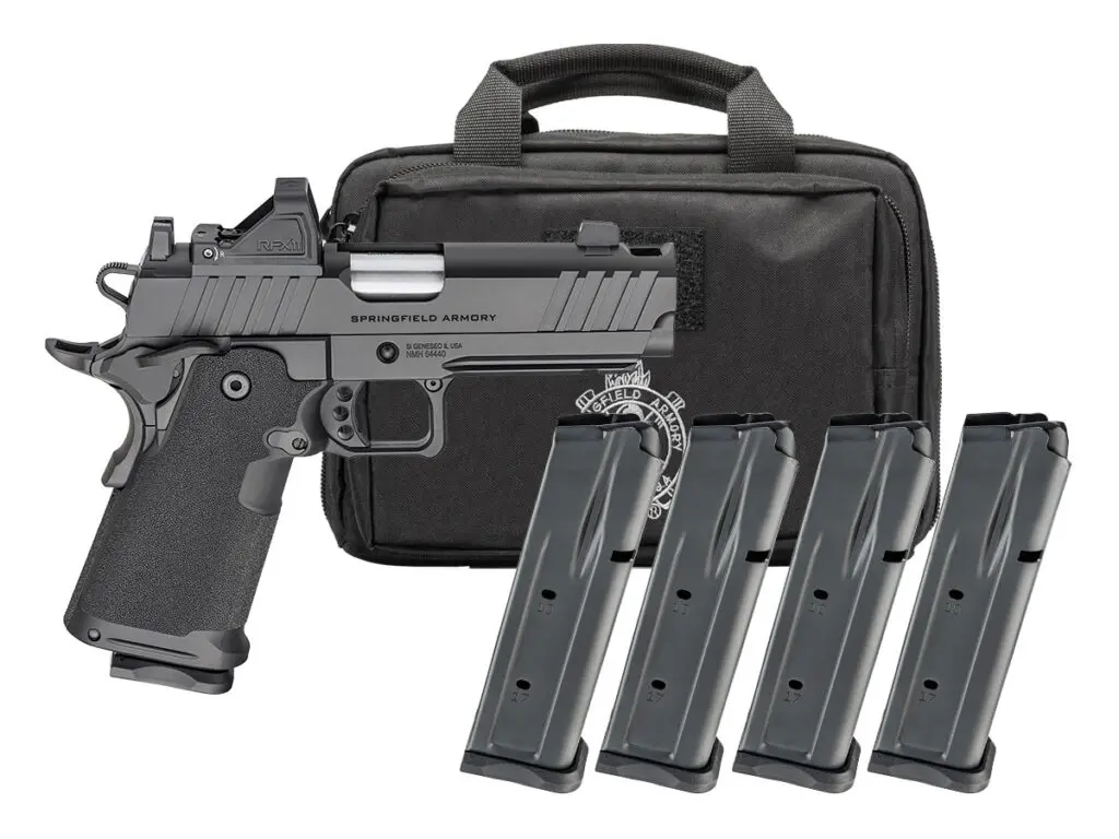 Springfield Armory 1911 DS Prodigy Comp 4.25 9mm Gear Pac w/ Viridian RFX11