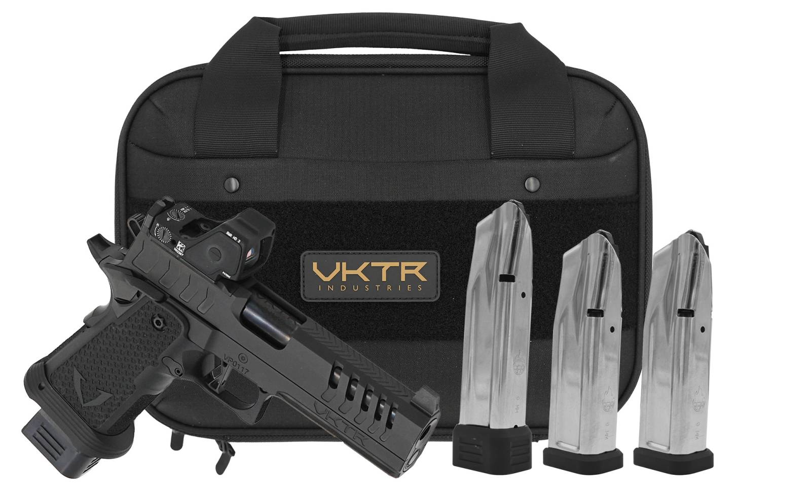 VKTR Industries VKP Pro Double Stack 1911 9mm 2x16 & 2x20rd Mags 4.4 ...