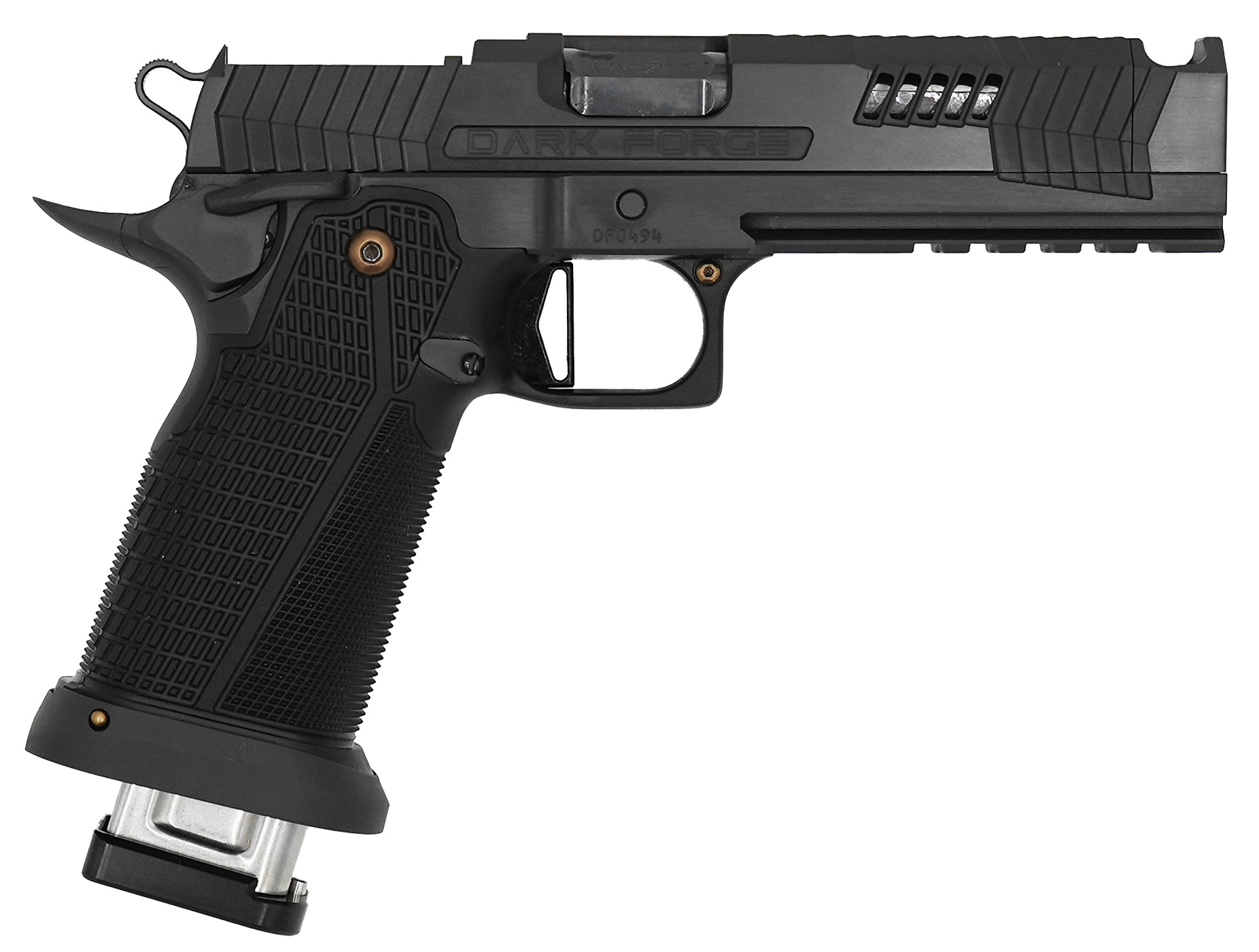 Dark Forge Reaper, 9mm, 5" Compensated Bull Barrel, 3- 141mm Magazines ...