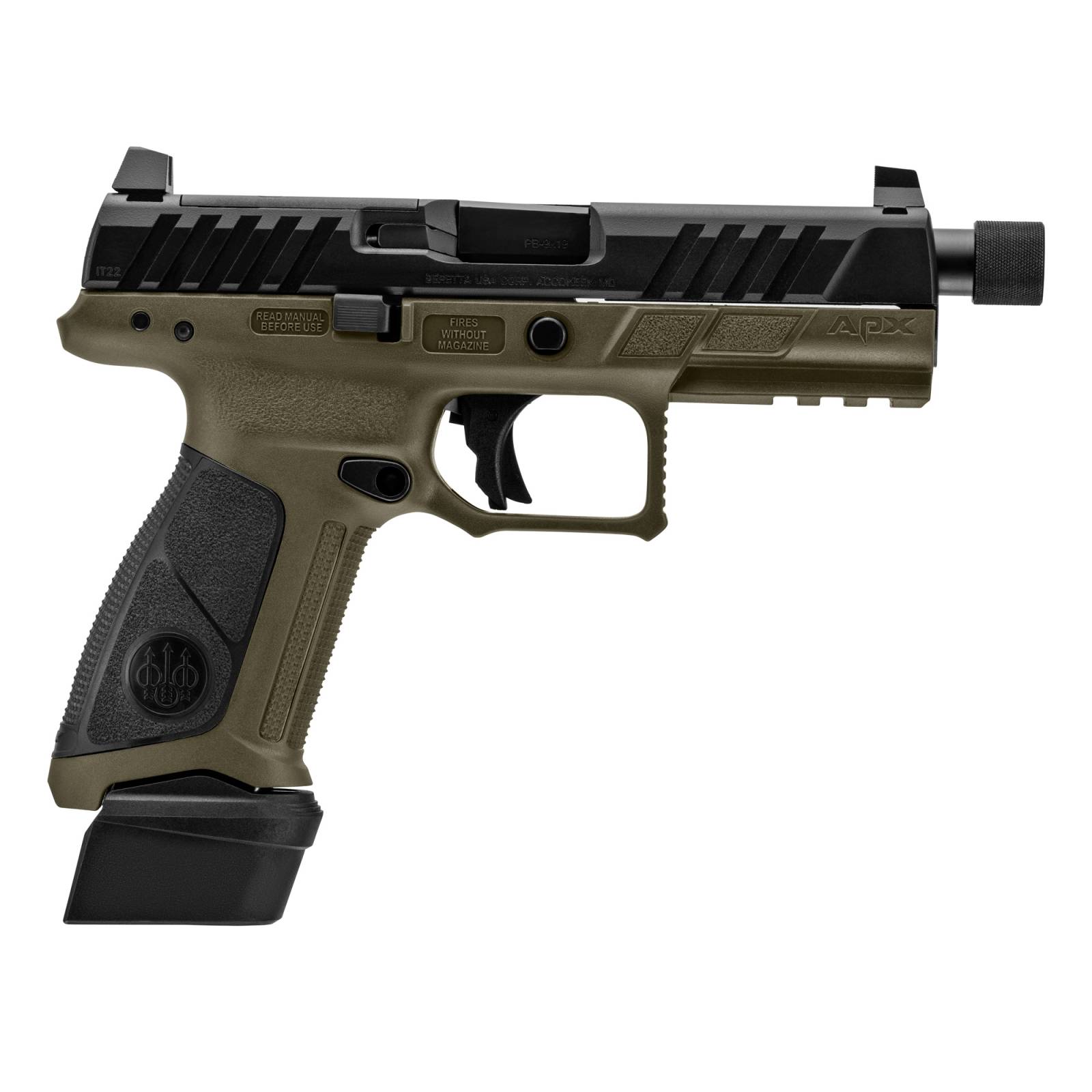 Beretta APX A1 Full-Size Tactical OD Green 9mm - Battlehawk