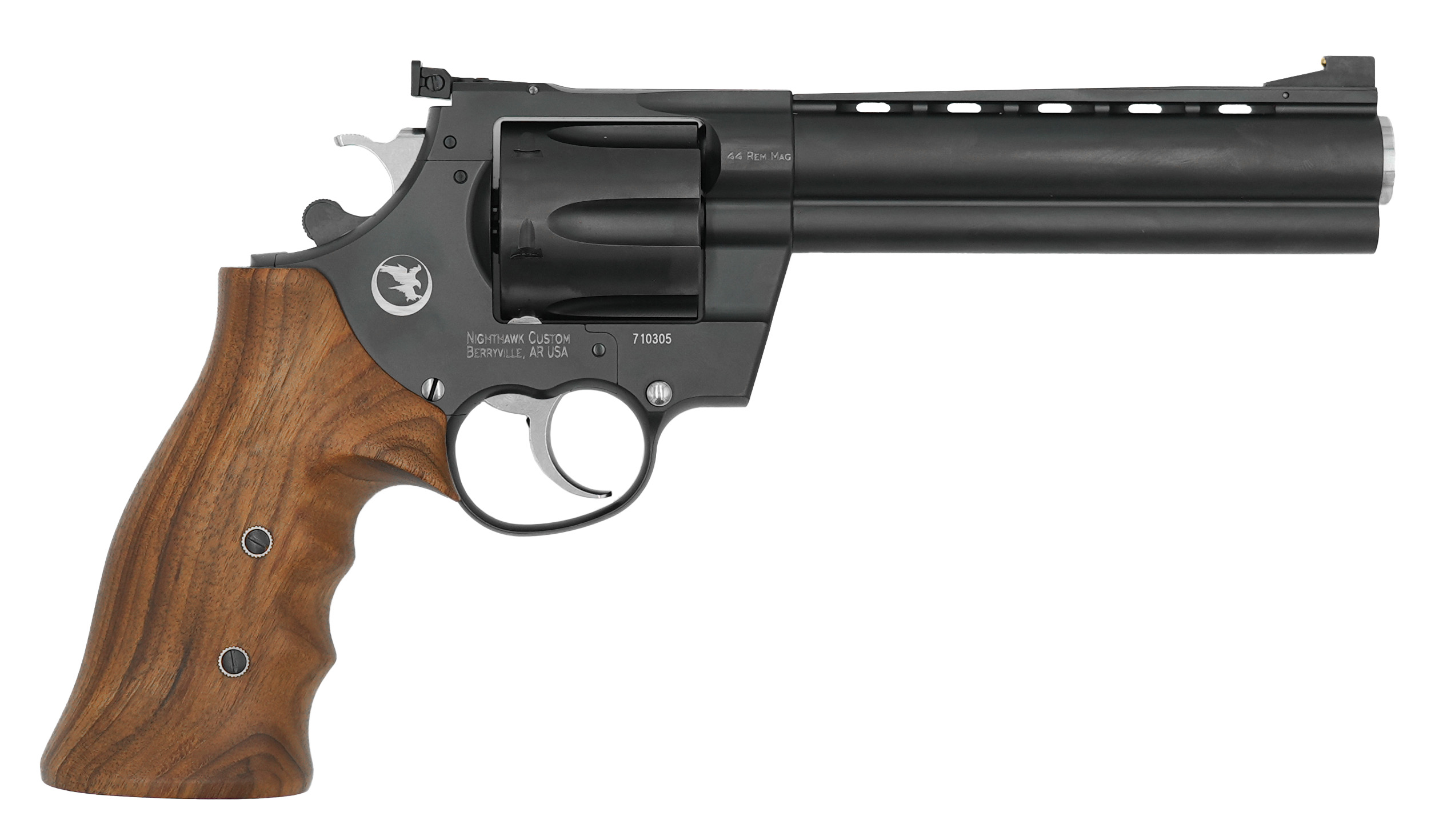Korth Mongoose .44 Magnum 6" Revolver - Premium DLC Finish