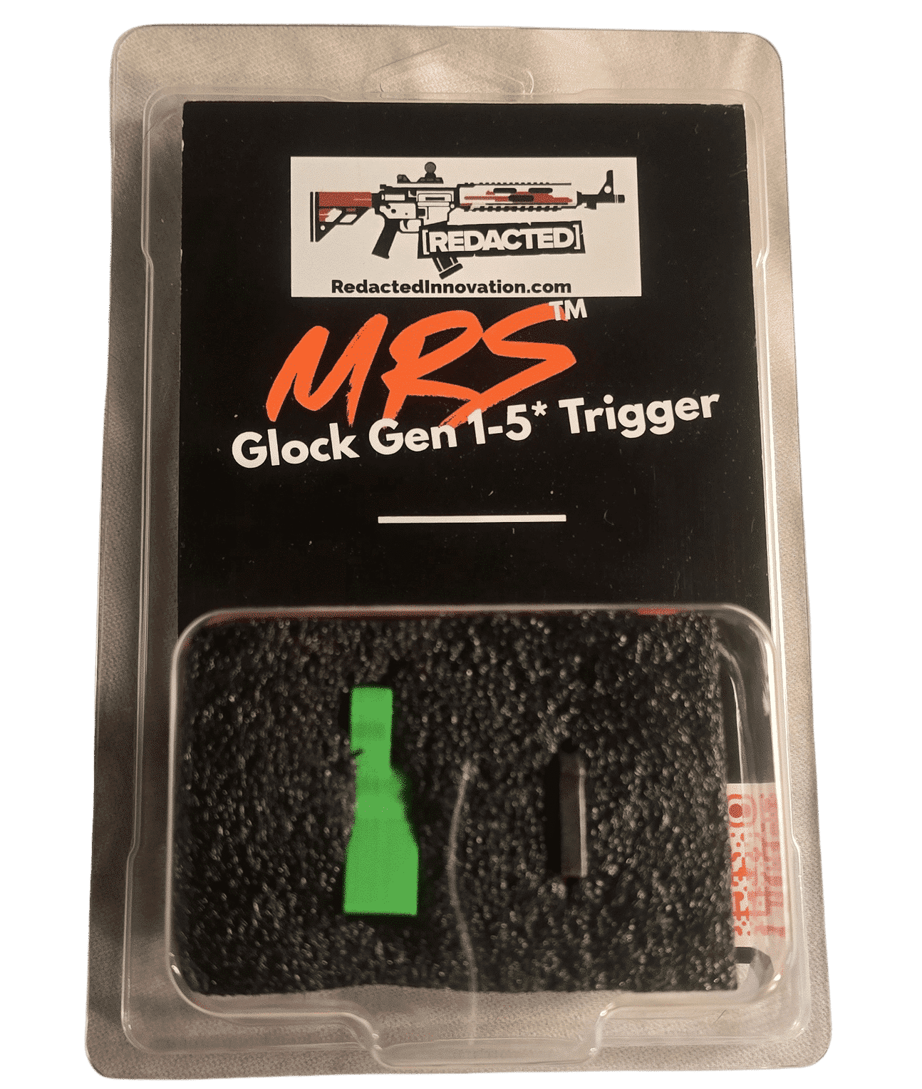 Redacted Industries Glock Mass Reset System FRT Trigger Shoe Straight ...