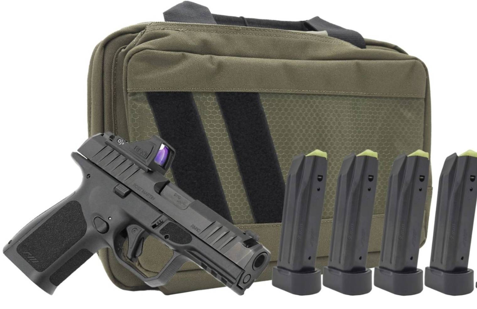 Rost Martin RM1C-COMP 9mm O.R. Pistol w/ Viridian RFX11