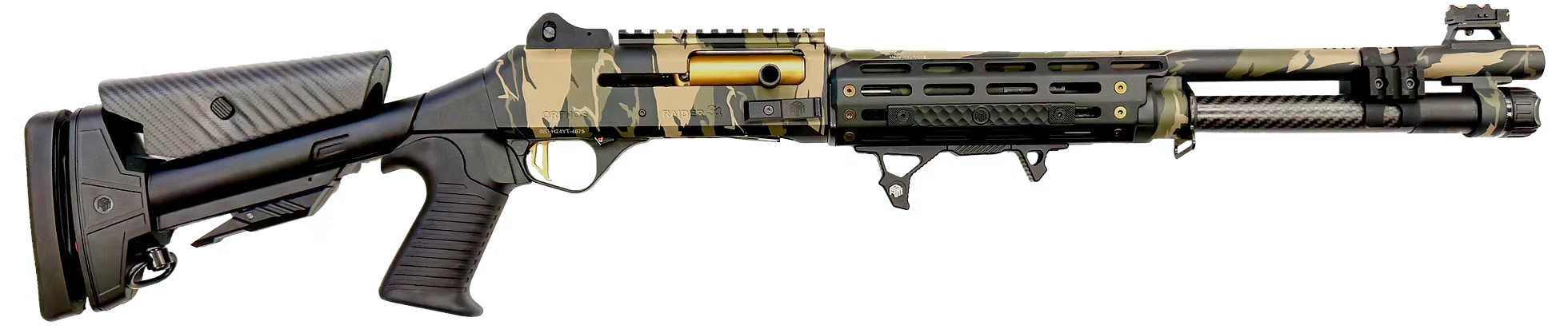 Orthos Raider S4 Elite Woodland Camo 12GA - Battlehawk