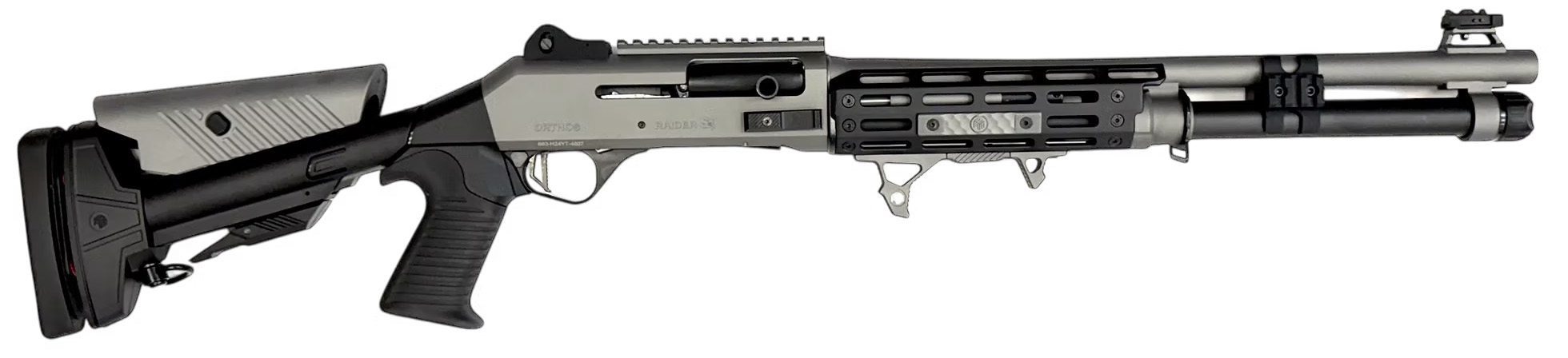 Orthos Raider S4 Gray 12GA Semi-Auto Shotgun - Battlehawk