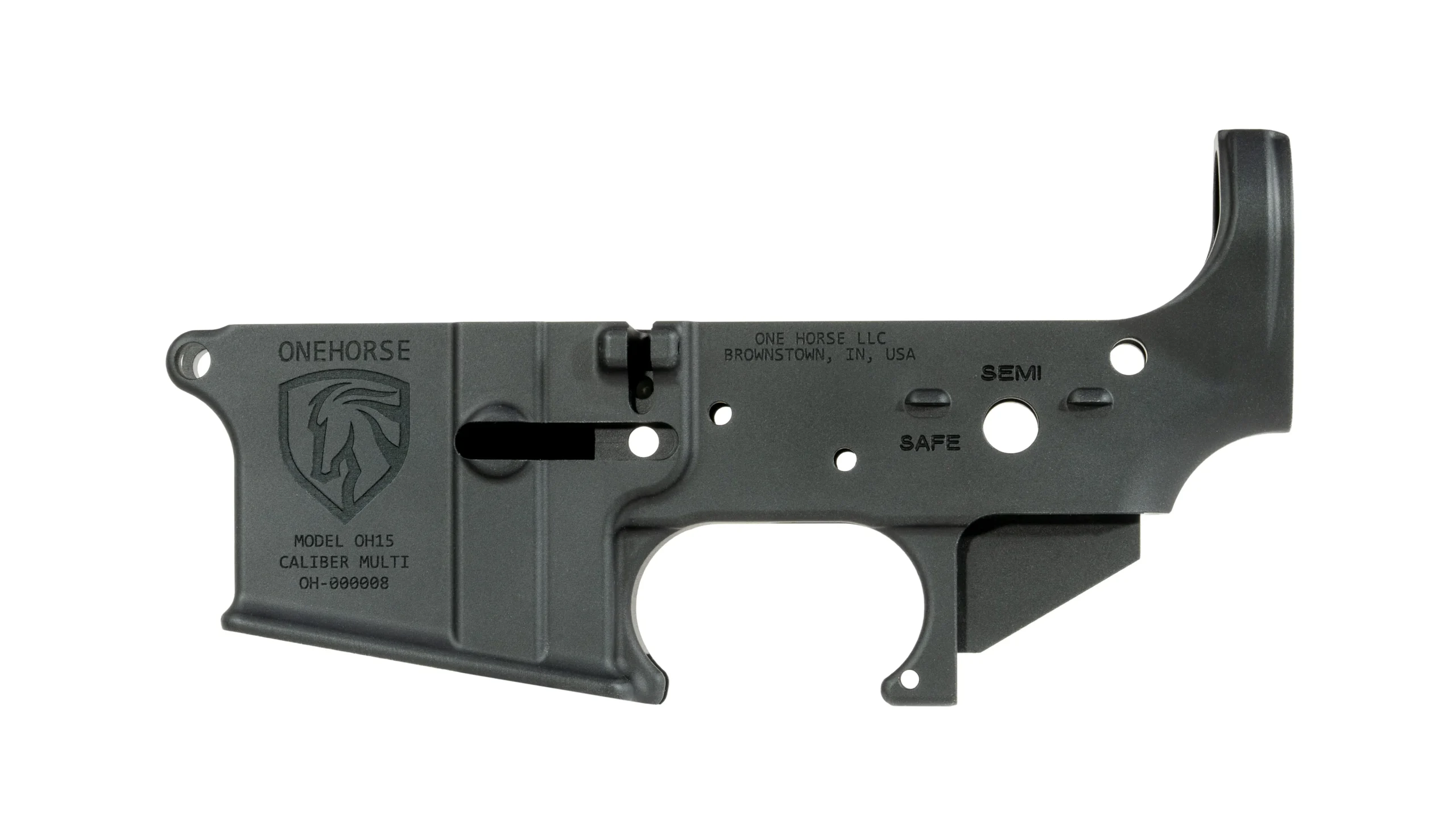 One Horse AR15 Stripped Lower Receiver Mil-Spec