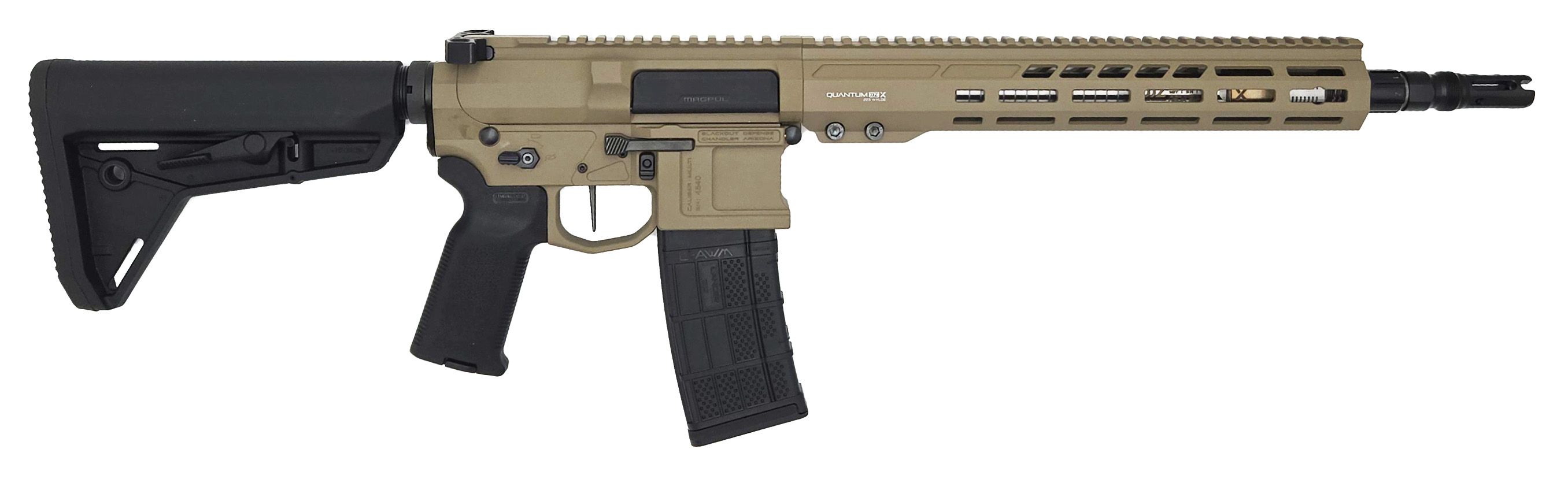 Quantum DTL-X Helix .223 Wylde Flat Dark Earth - Battlehawk